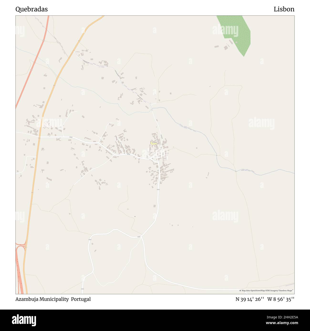 Map of azambuja portugal hi-res stock photography and images - Alamy