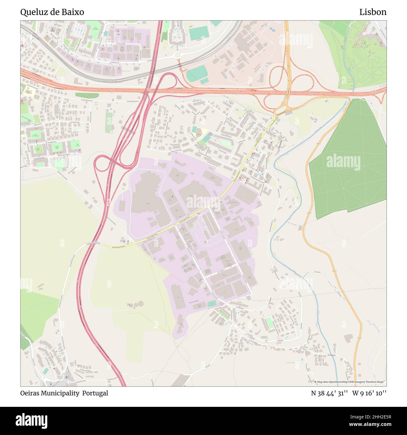 Queluz de Baixo, Oeiras Municipality, Portugal, Lisbon, N 38 44' 31 ...