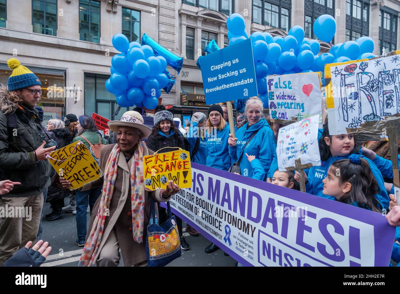 Former and current workers of the NHS have come out against the ...