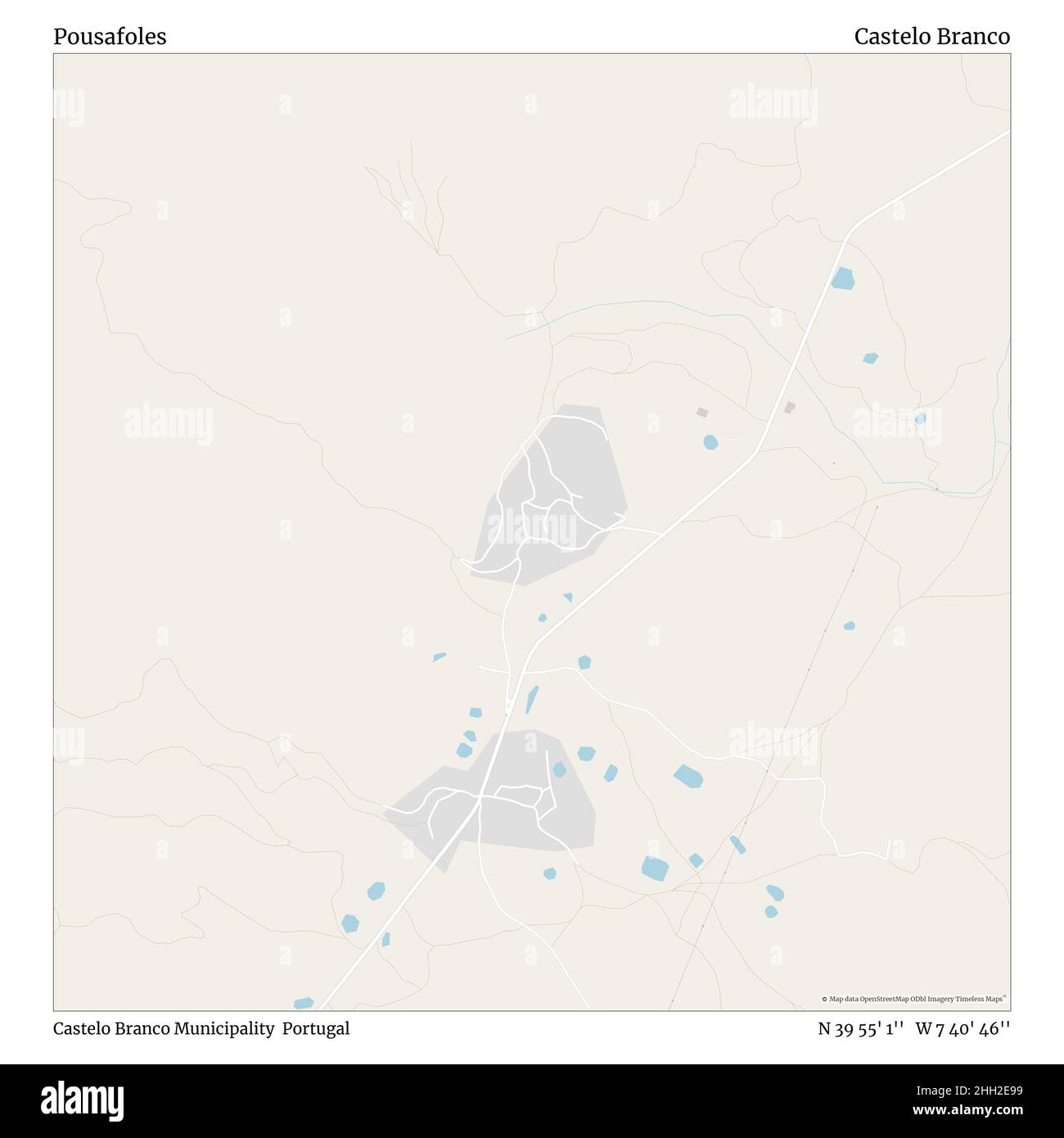 Castelo branco portugal map hi-res stock photography and images - Alamy