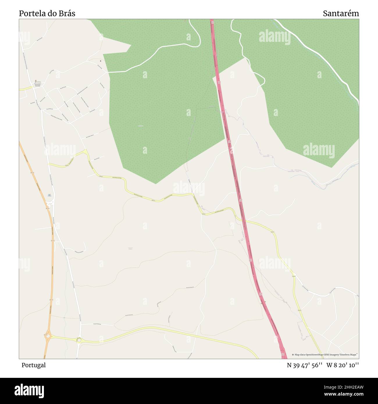 Map of santarem hi-res stock photography and images - Alamy