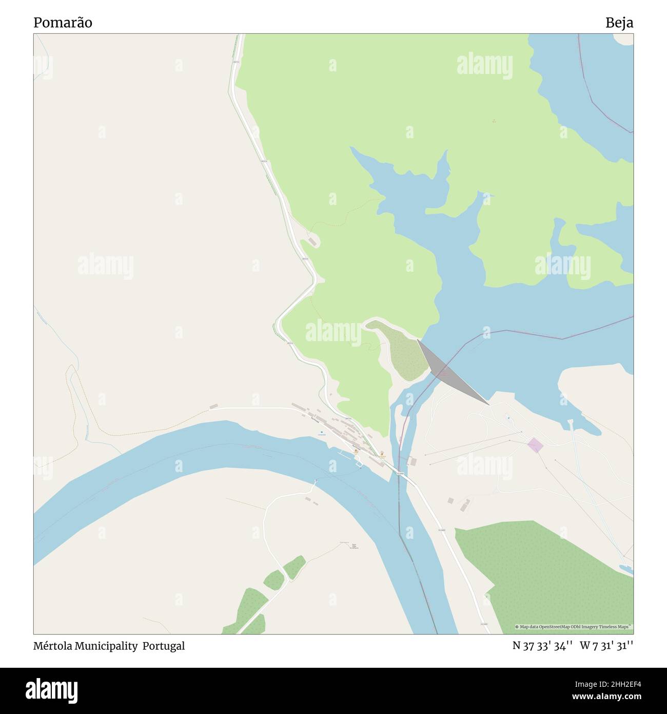 Mertola portugal map hi-res stock photography and images - Alamy