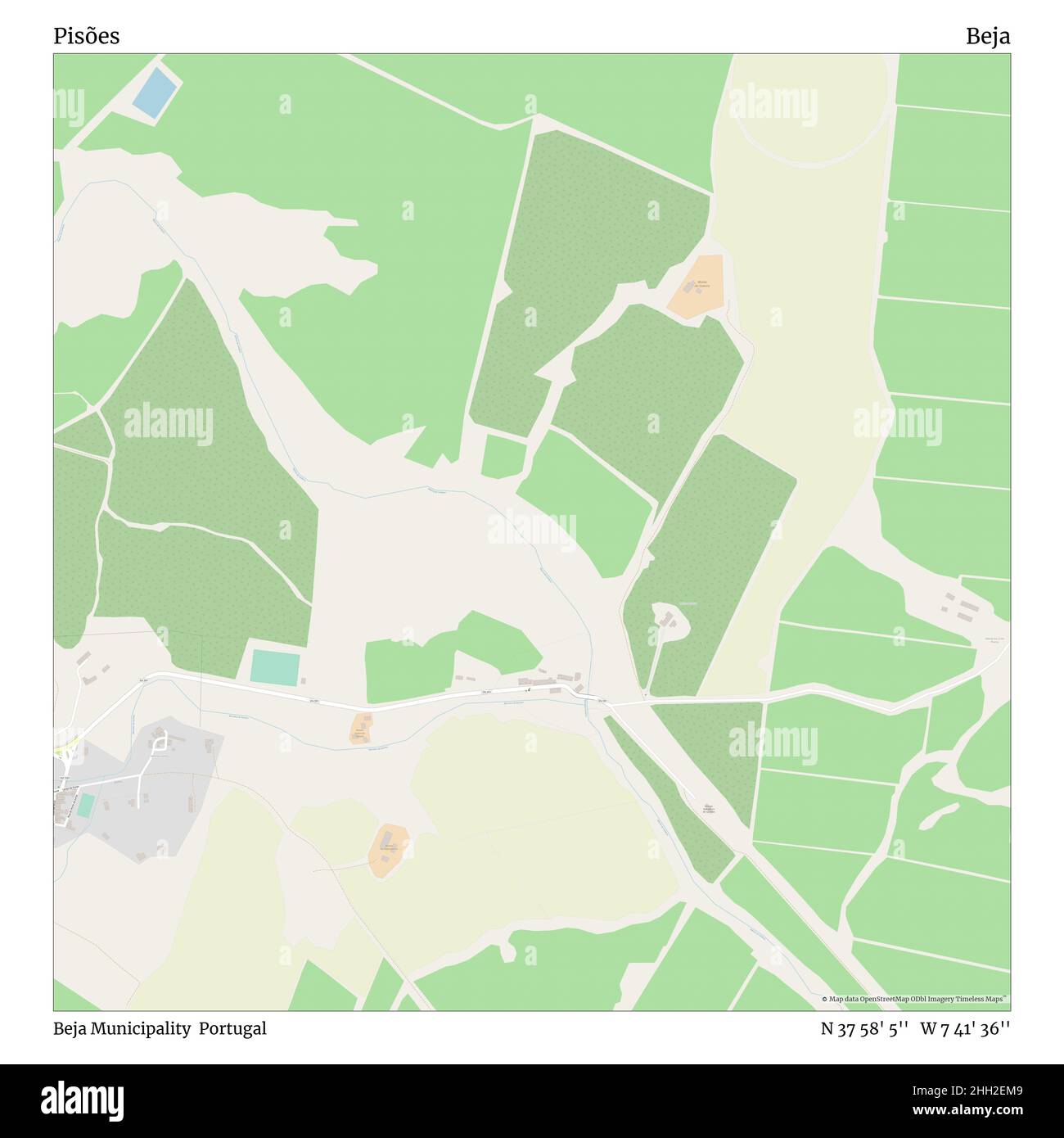 Map of beja portugal hi-res stock photography and images - Alamy