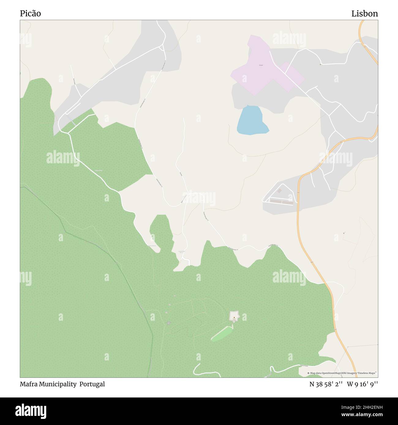Map of mafra hi-res stock photography and images - Alamy