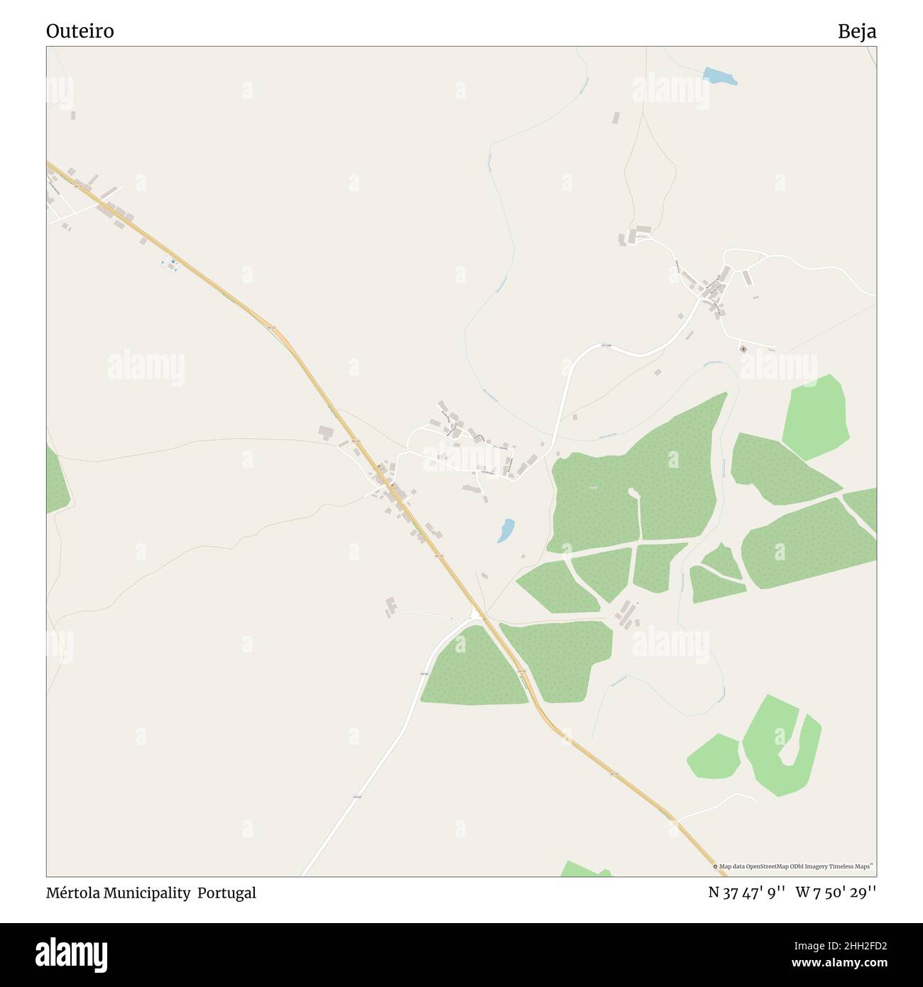 Mertola portugal map hi-res stock photography and images - Alamy