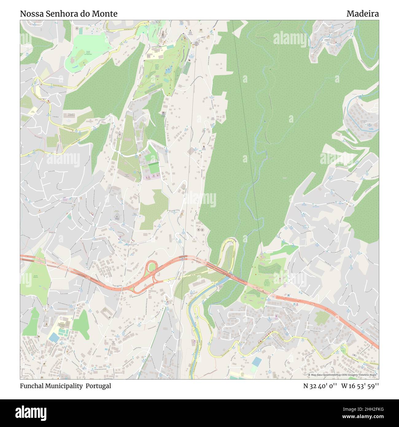 Nossa Senhora do Monte, Funchal Municipality, Portugal, Madeira, N 32 ...