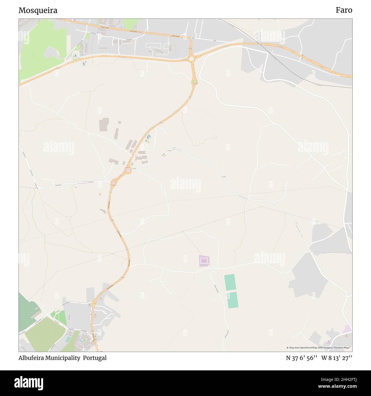 Map of albufeira portugal Cut Out Stock Images & Pictures - Alamy