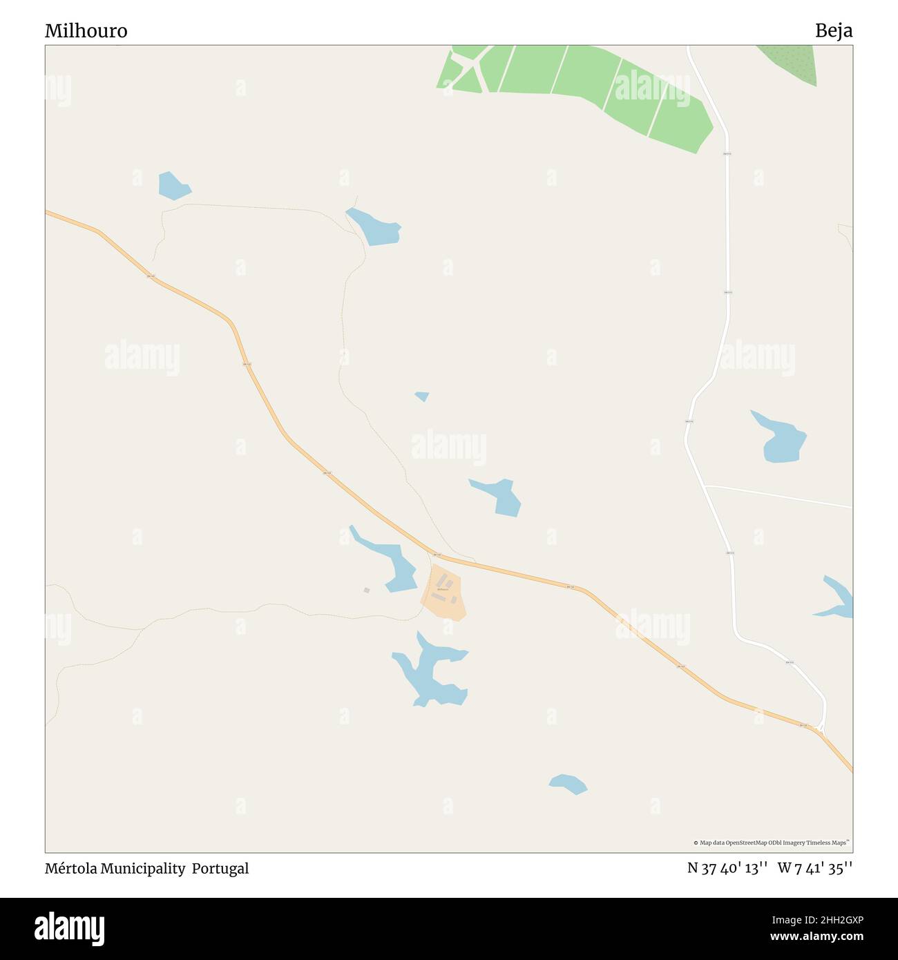Milhouro, Mértola Municipality, Portugal, Beja, N 37 40' 13'', W 7 41 ...