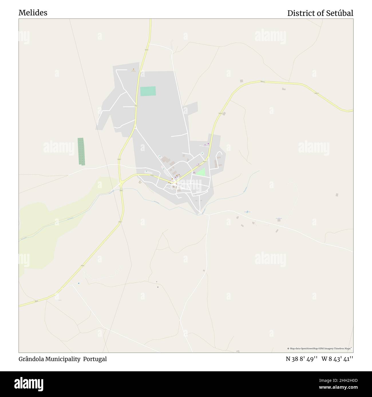 Map of grandola hi-res stock photography and images - Alamy