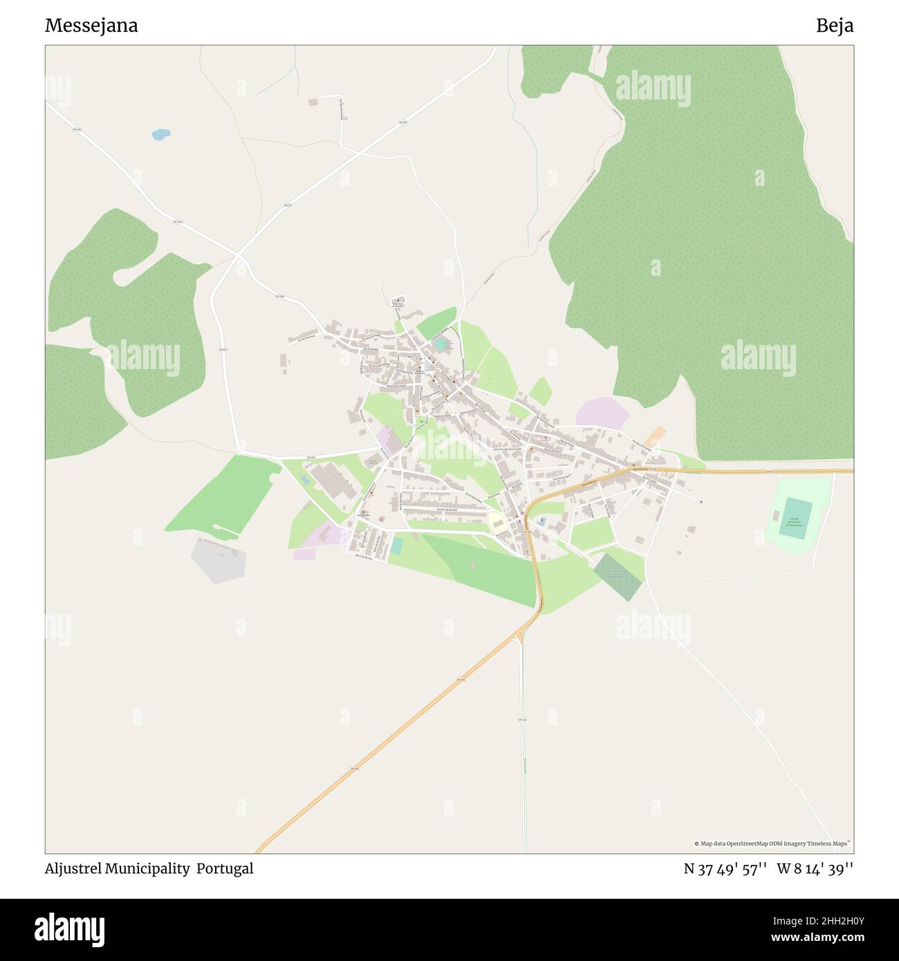 Aljustrel map hi-res stock photography and images - Alamy