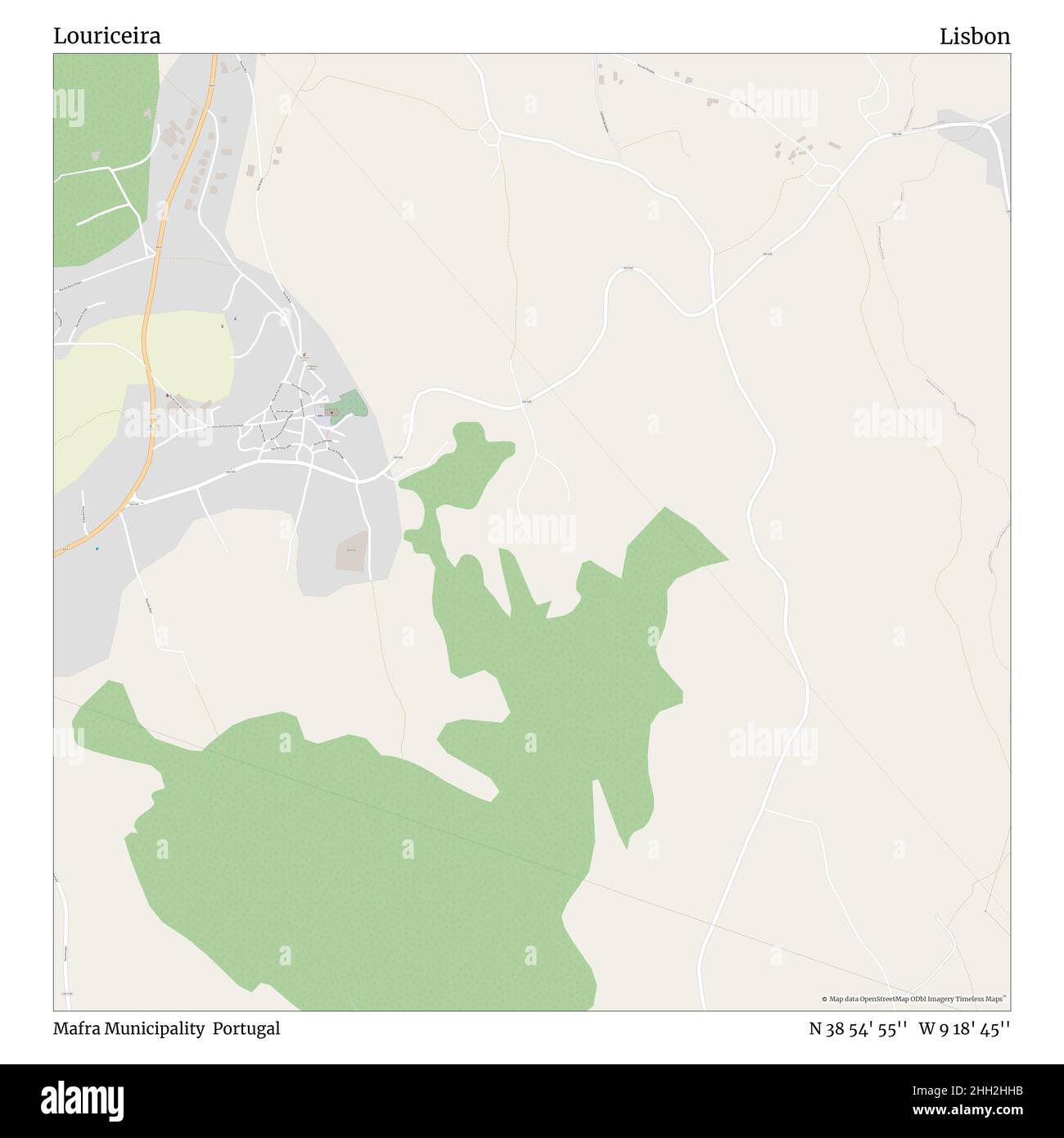 Map of mafra hi-res stock photography and images - Alamy
