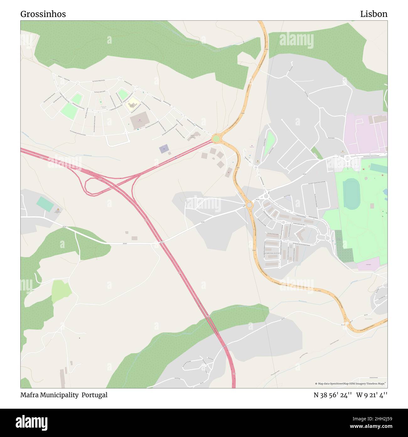 Map of mafra hi-res stock photography and images - Alamy