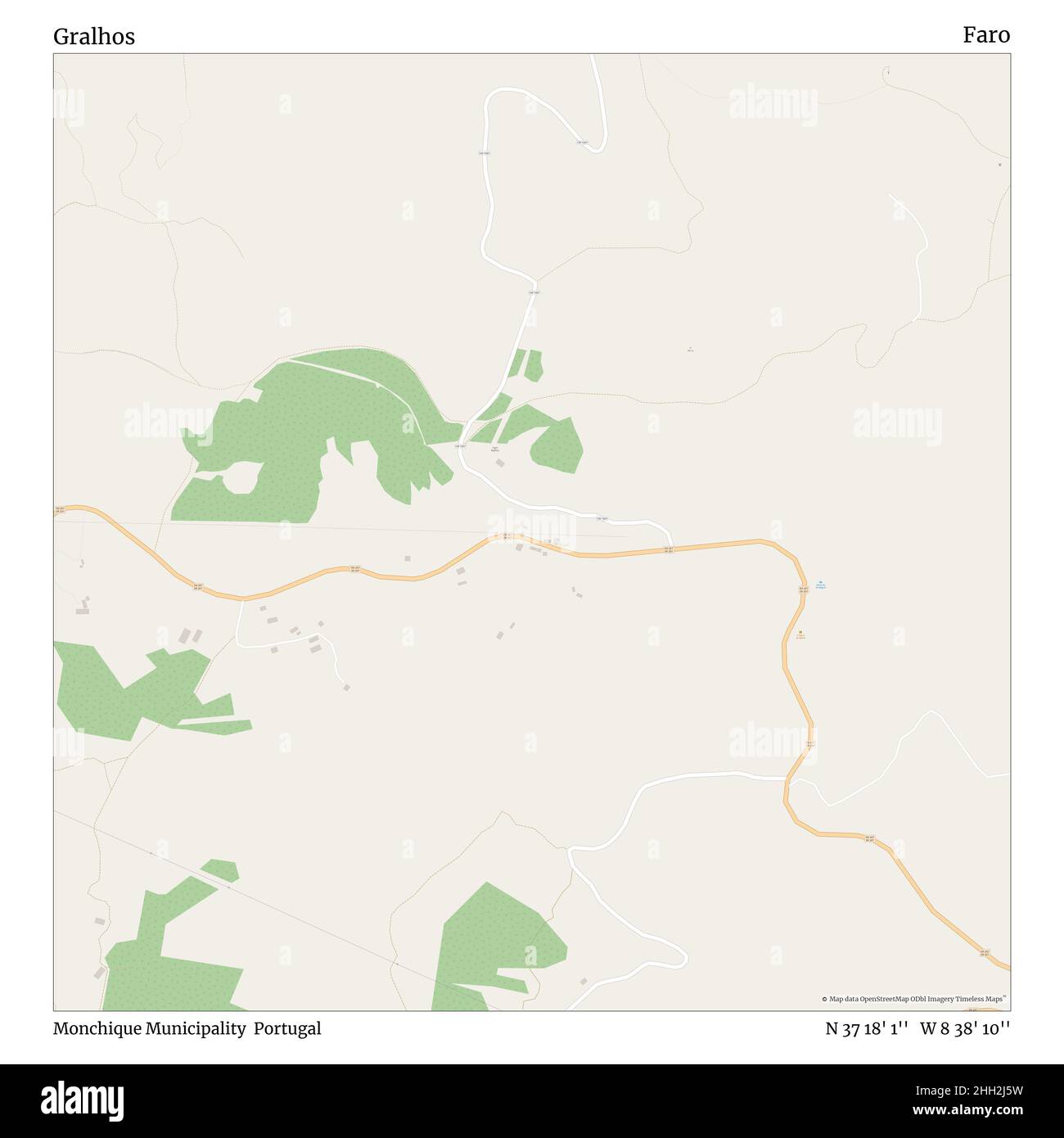 Monchique map hi-res stock photography and images - Alamy