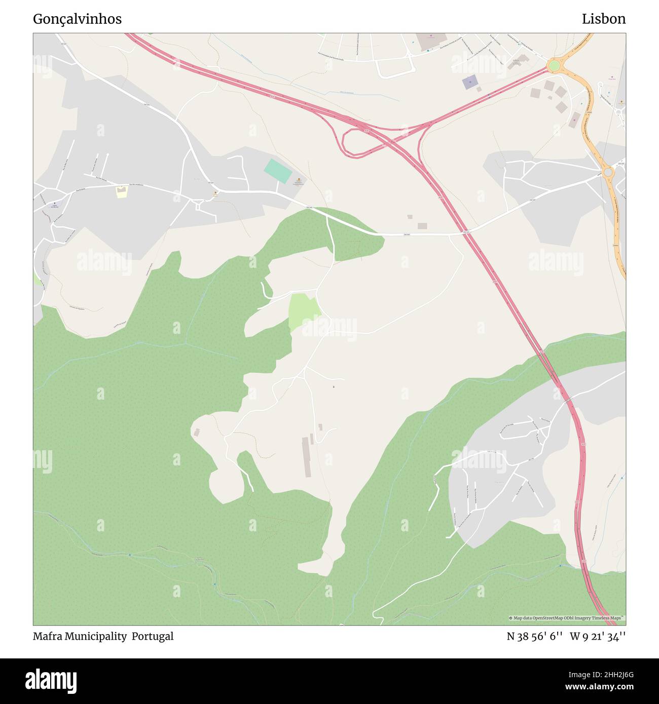 Map of mafra hi-res stock photography and images - Alamy