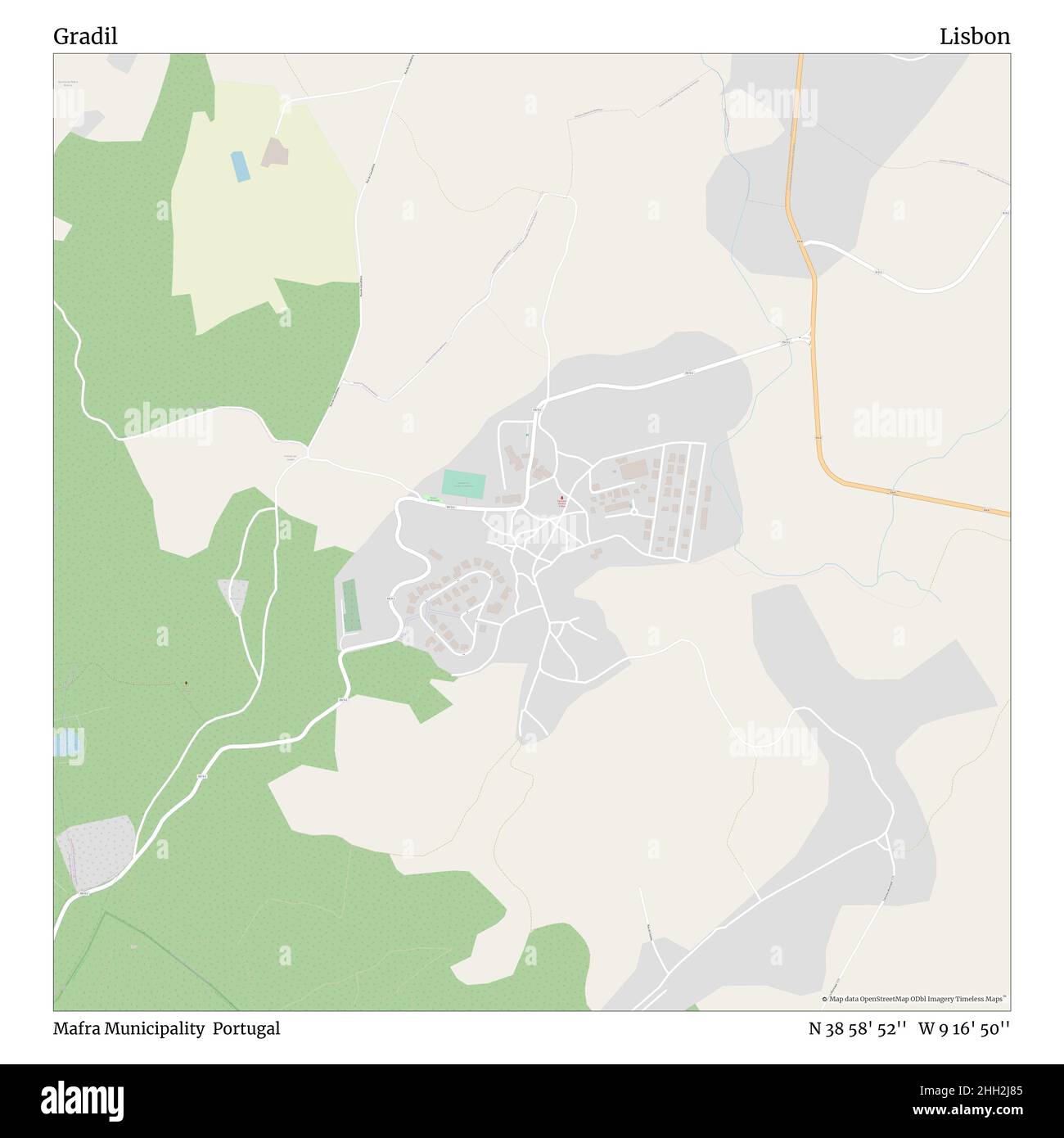 Map of mafra hi-res stock photography and images - Alamy