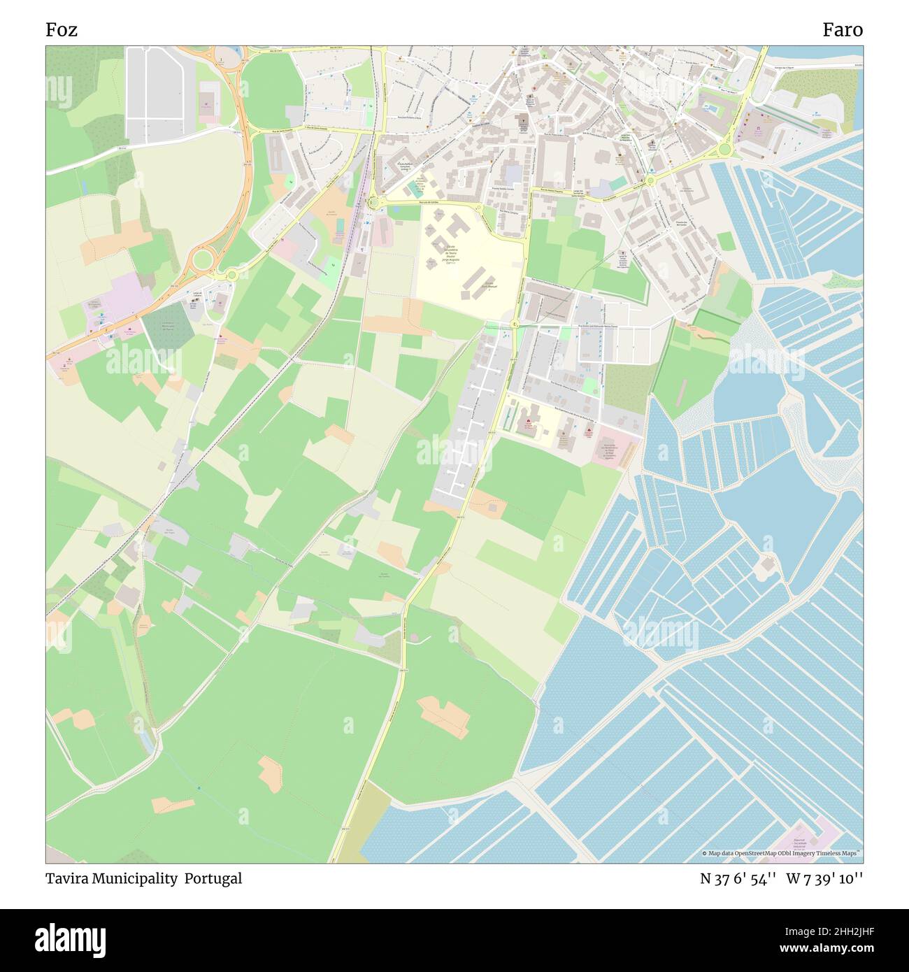 Map of tavira portugal hi-res stock photography and images - Alamy