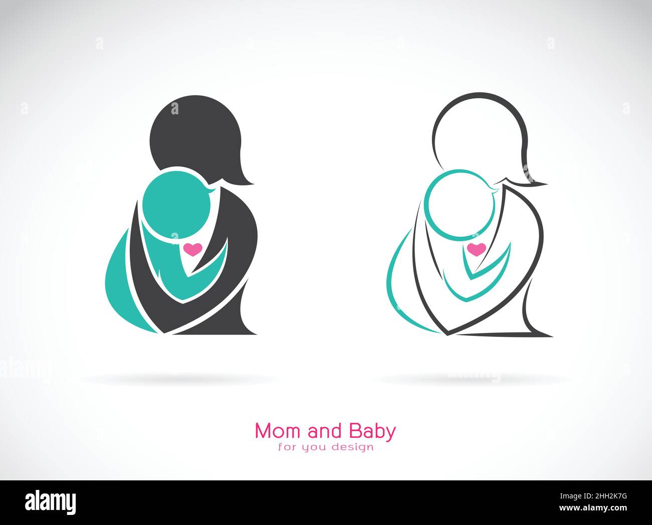 Mother And Baby Icon