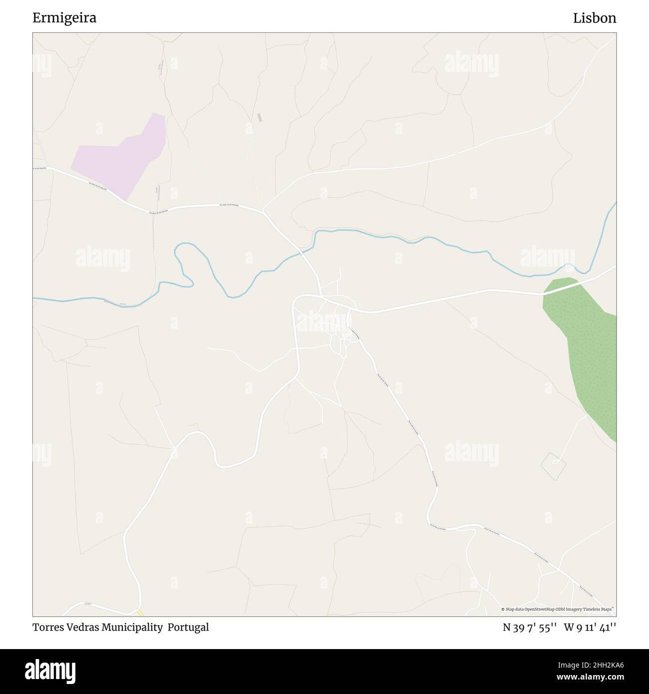 Map of torres vedras portugal hi-res stock photography and images - Alamy