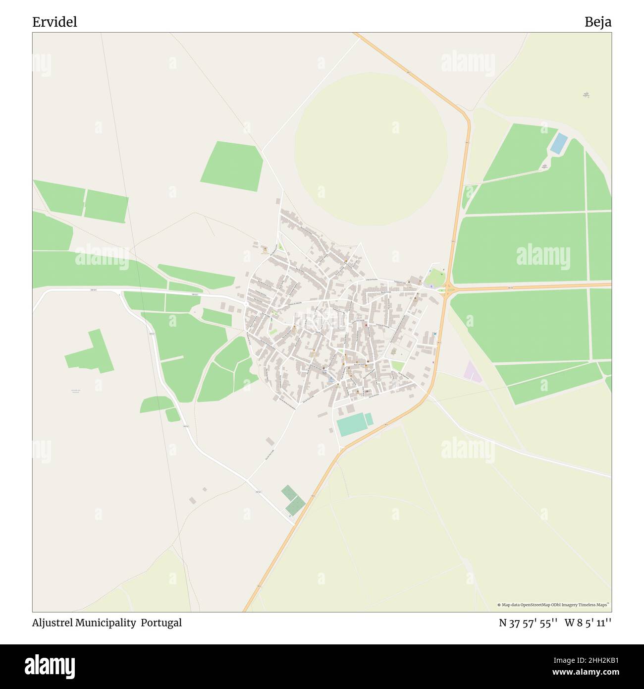 Aljustrel map hi-res stock photography and images - Alamy