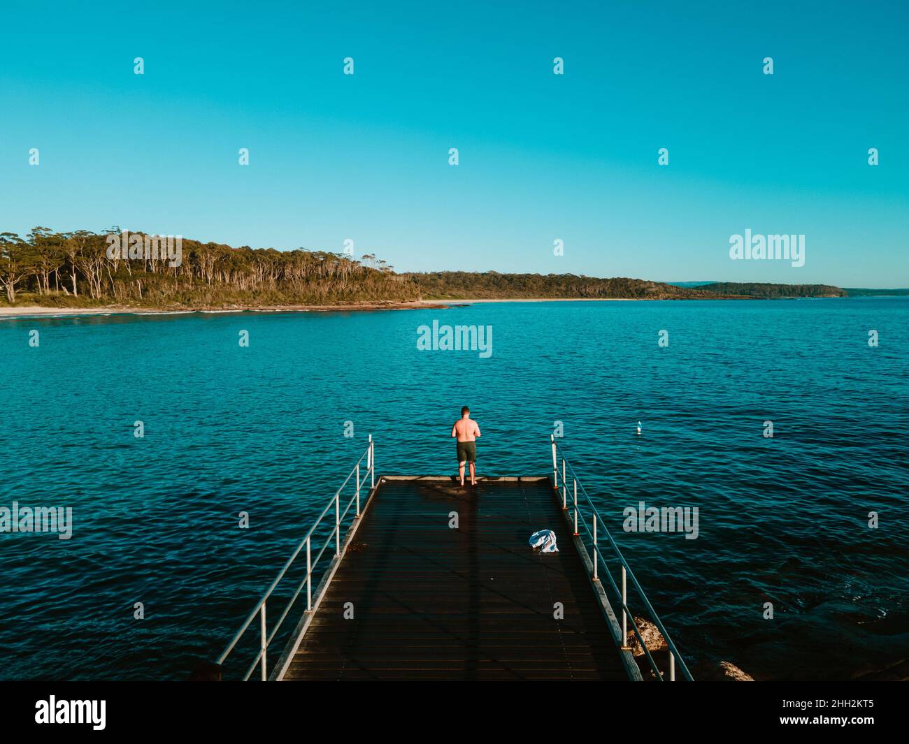 Aerial view of Bawley Point Beach, NSW, Australia Stock Photo - Alamy