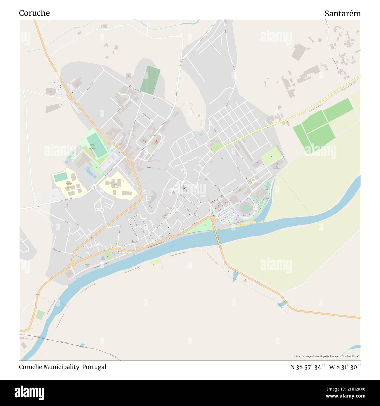 Map of coruche portugal hi-res stock photography and images - Alamy