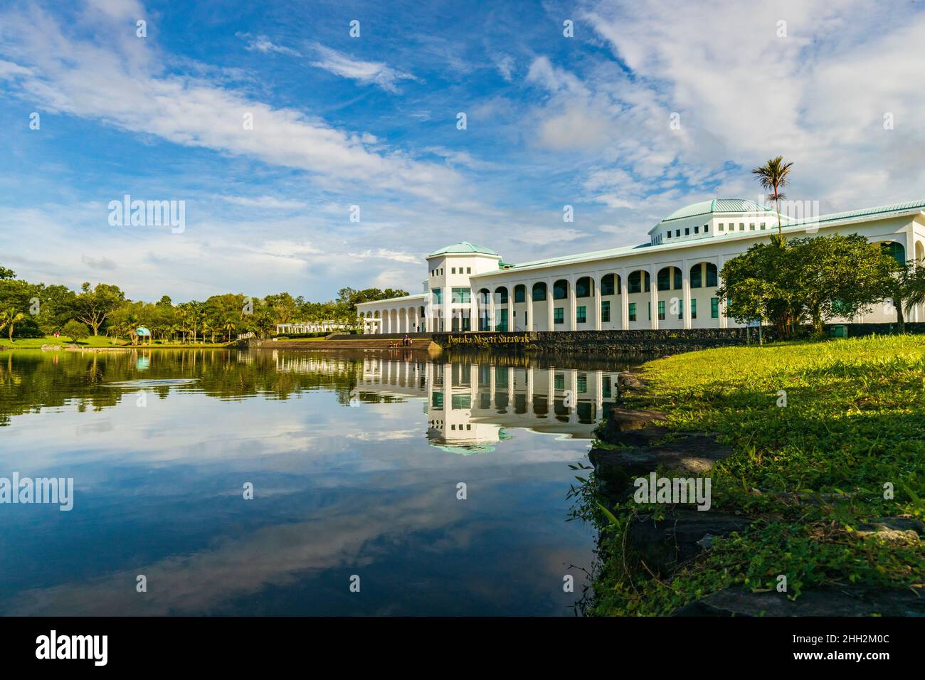 Sarawak State Library, Kuching Sarawak Stock Photo - Alamy