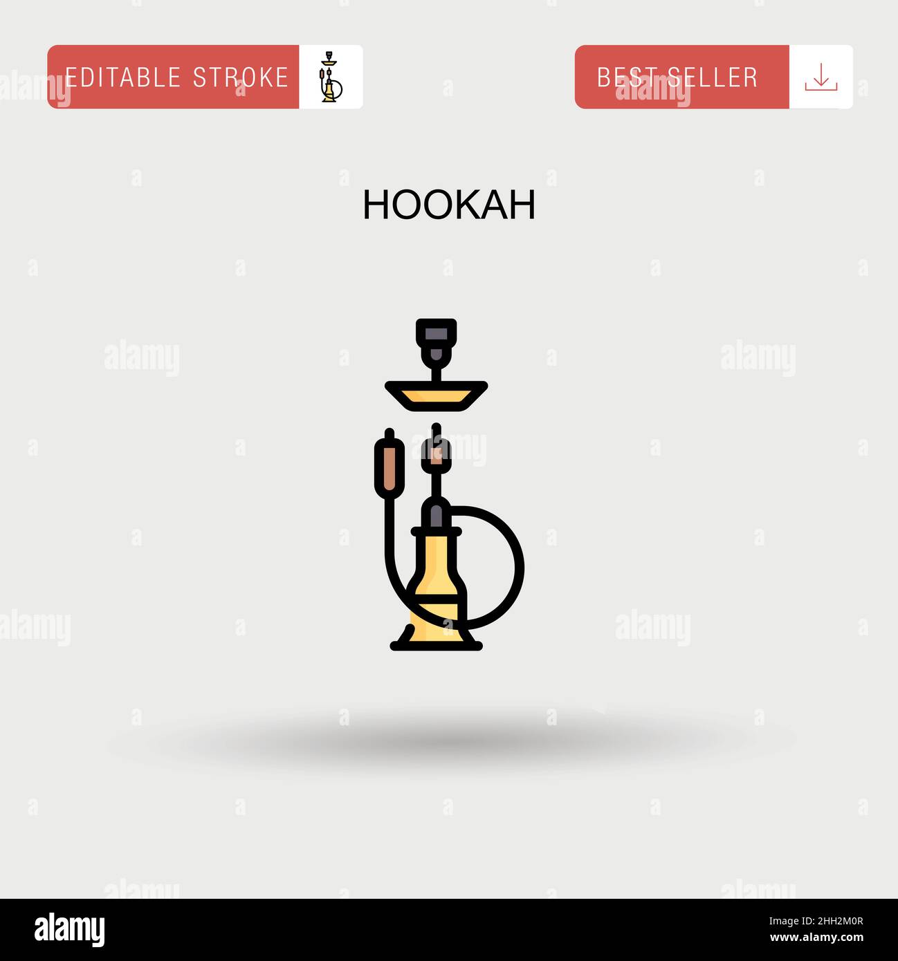 Hookah Simple vector icon Stock Vector Image & Art - Alamy