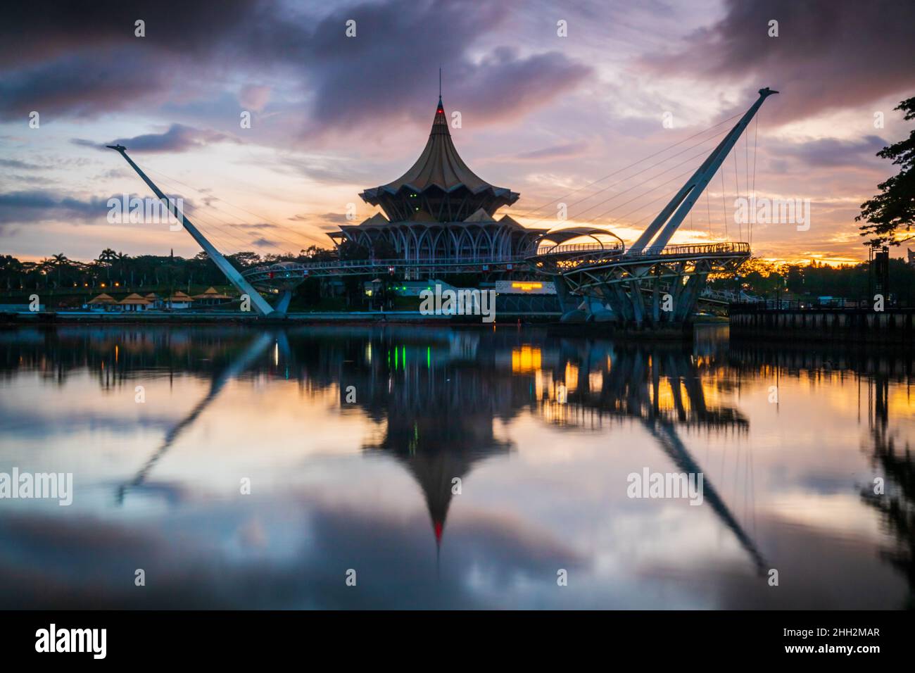 Sarawak State Legilslative Assembly Building Stock Photo - Alamy