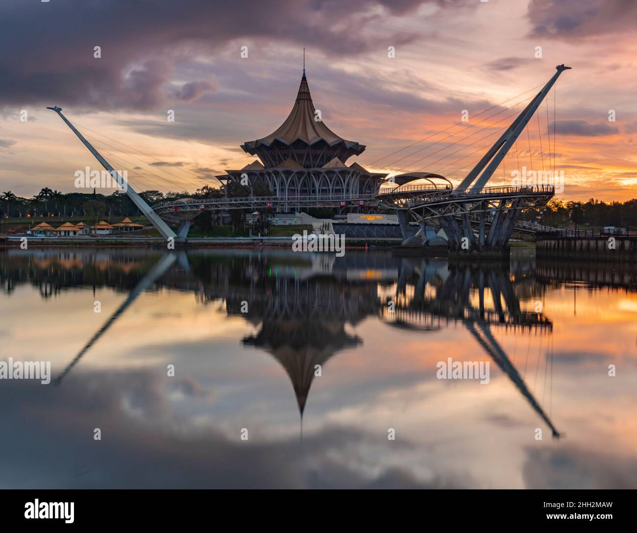 Sarawak State Legilslative Assembly Building Stock Photo - Alamy