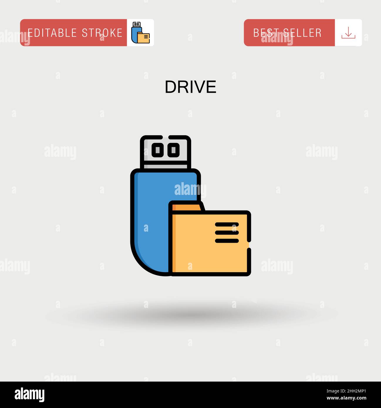 Drive Simple vector icon Stock Vector Image & Art - Alamy