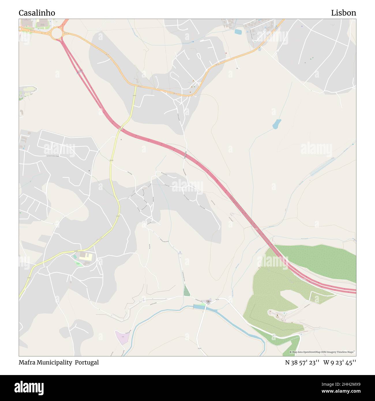 Map of mafra hi-res stock photography and images - Alamy
