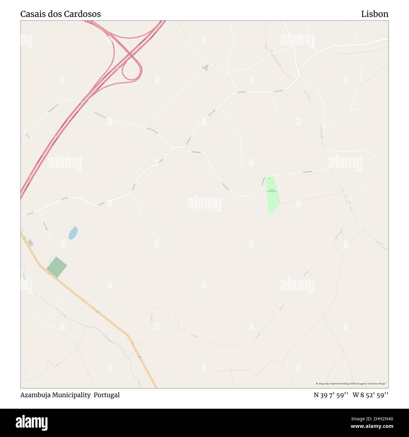 Map of azambuja portugal hi-res stock photography and images - Alamy