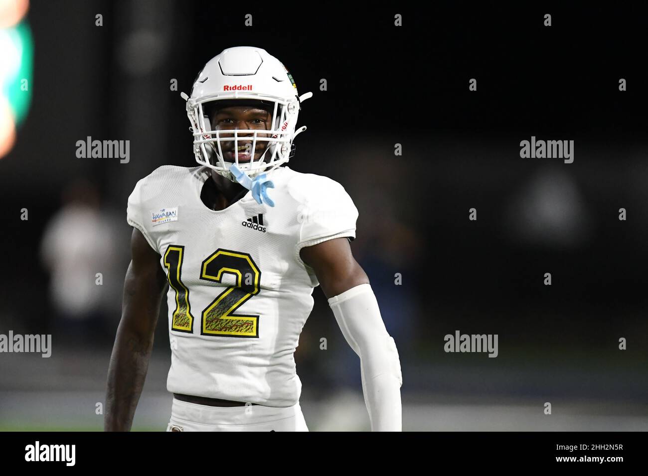 January 22, 2022, Honolulu, Hawaii, USA: Team Makai cornerback and ...