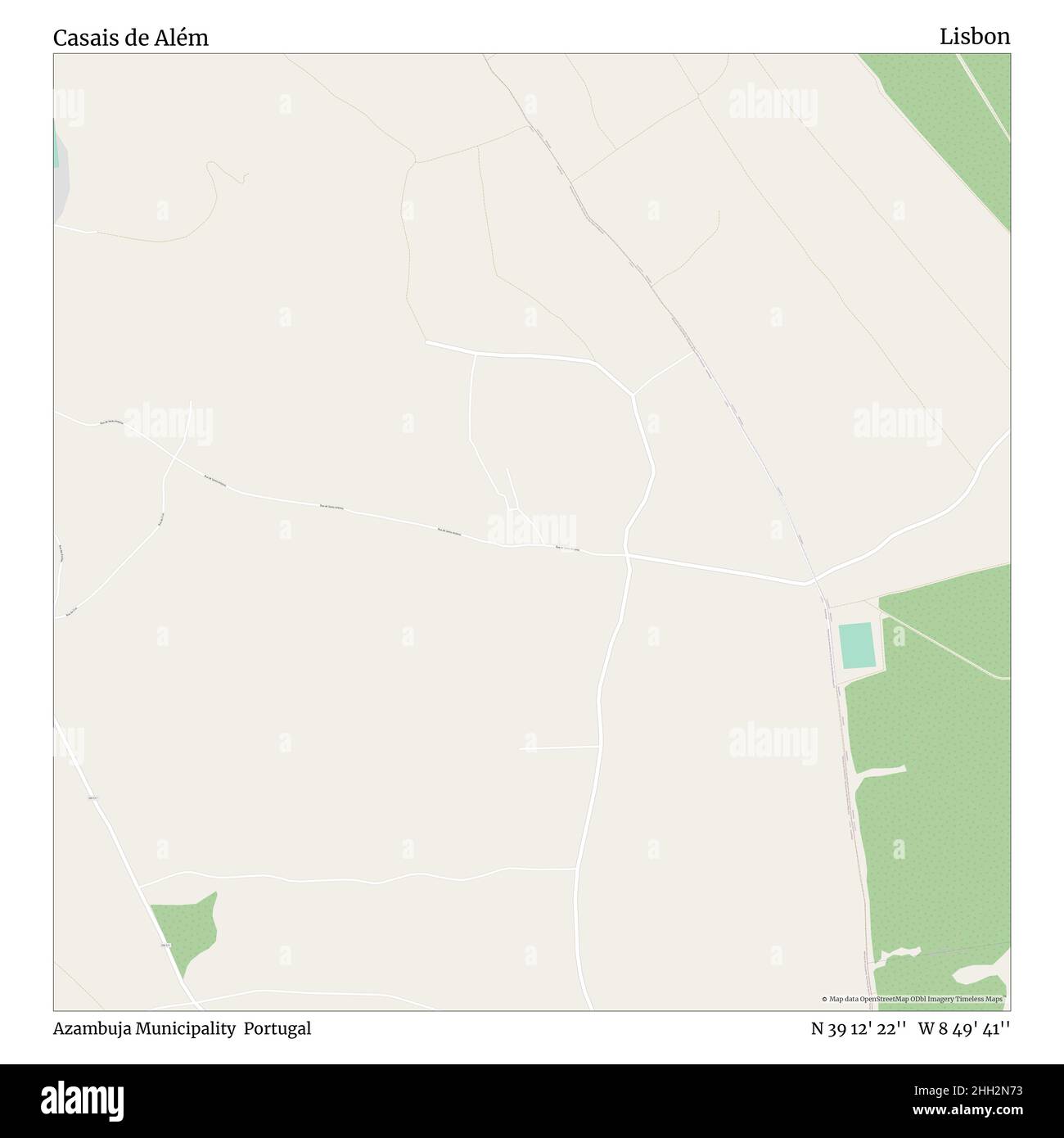 Map of azambuja portugal hi-res stock photography and images - Alamy