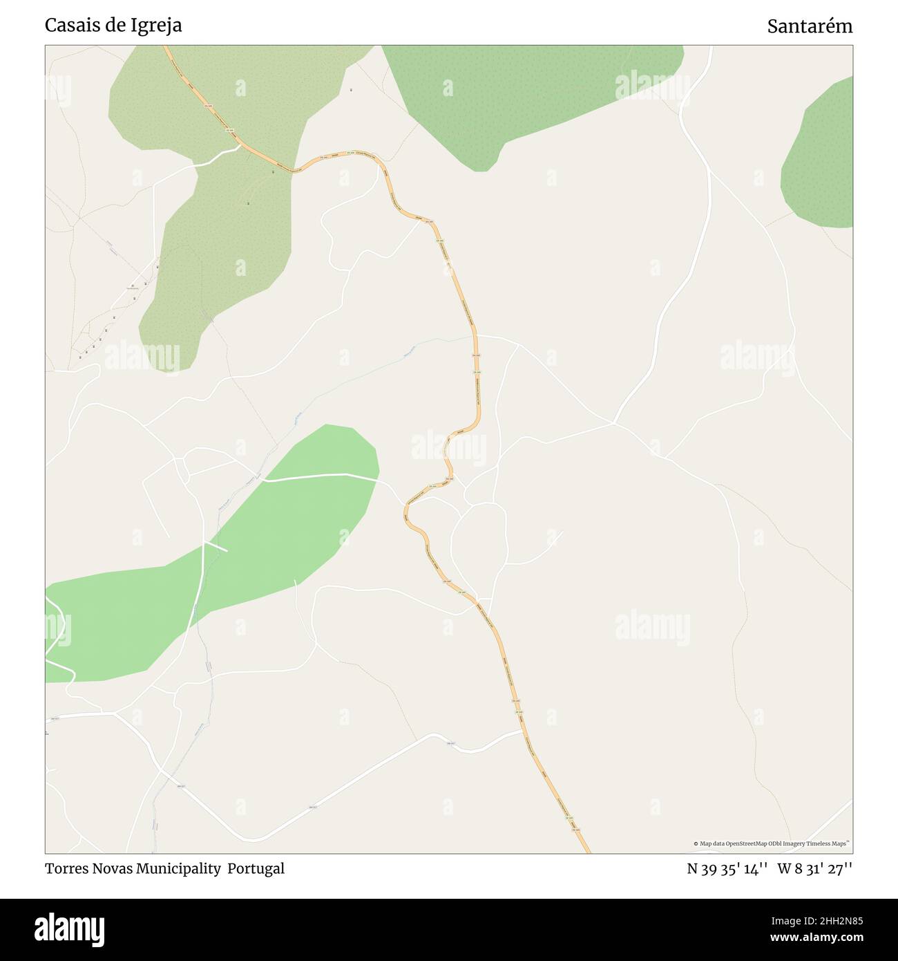 Map of torres novas portugal hi-res stock photography and images - Alamy