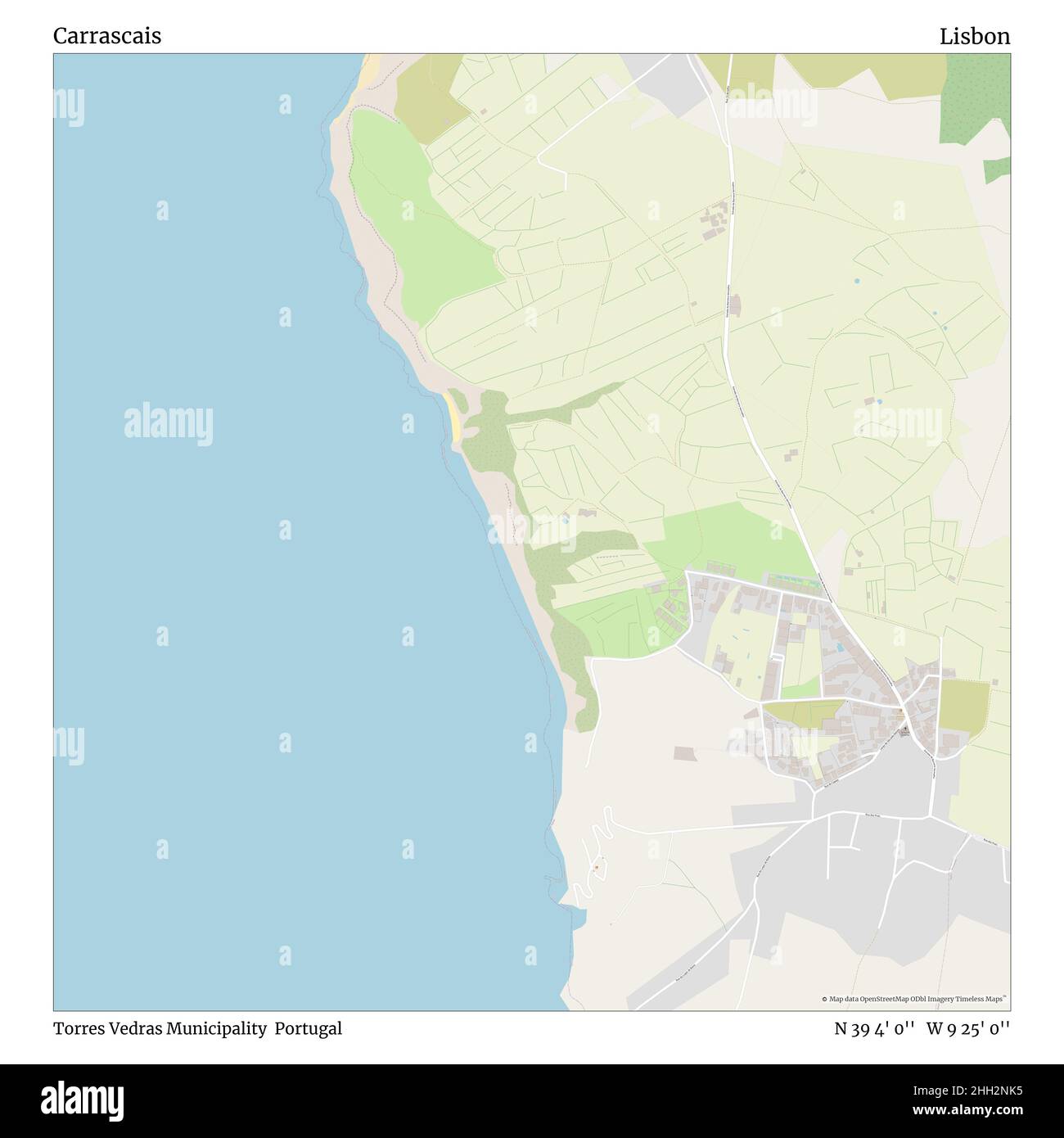 Map of torres vedras portugal hi-res stock photography and images - Alamy