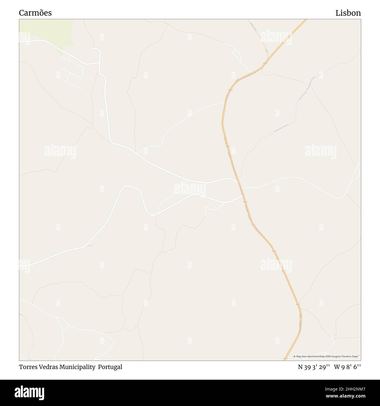 Map of torres vedras hi-res stock photography and images - Alamy