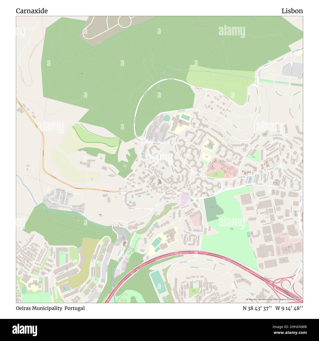 Oeiras map hi-res stock photography and images - Alamy