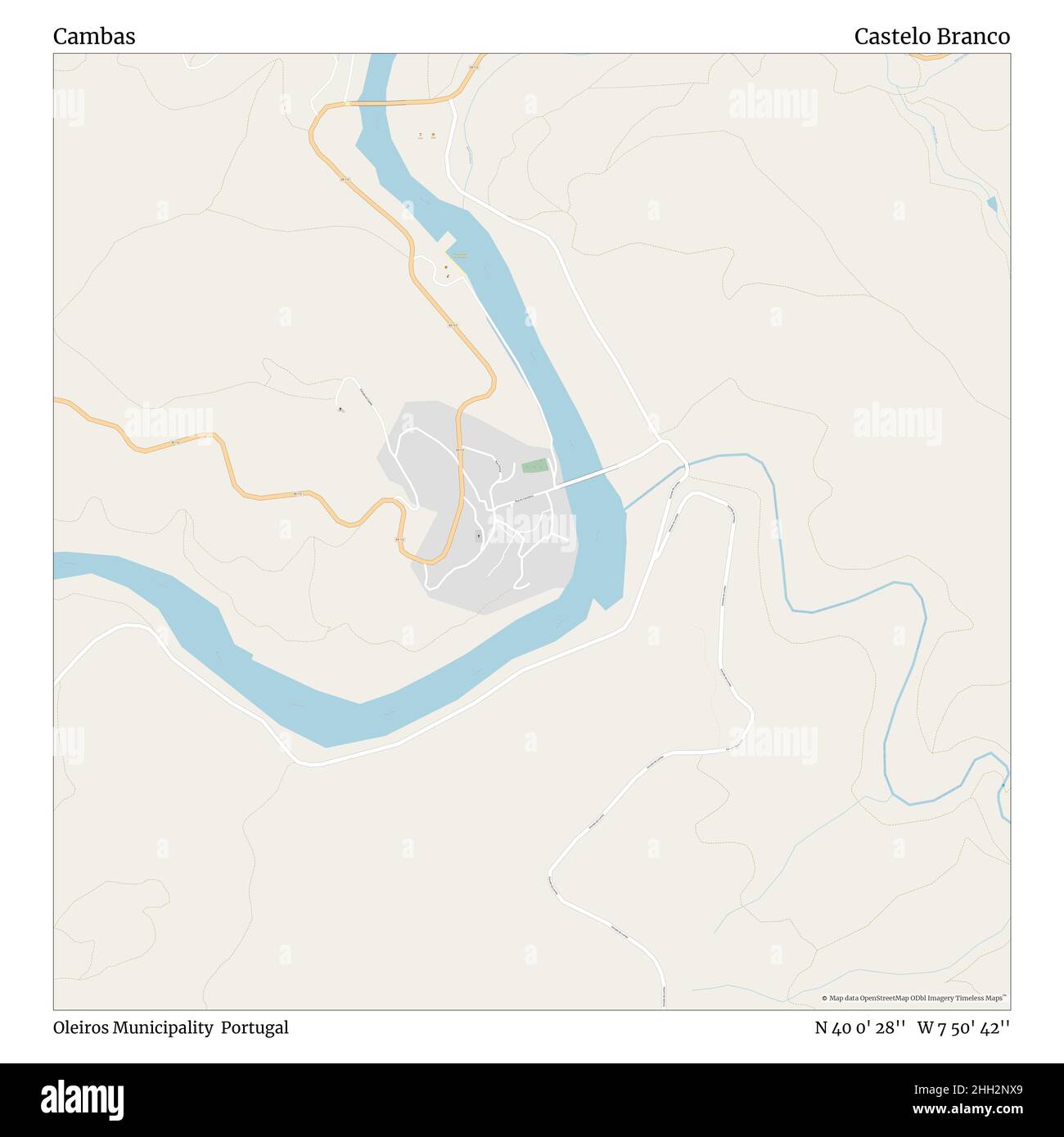 Castelo branco portugal map hi-res stock photography and images - Alamy