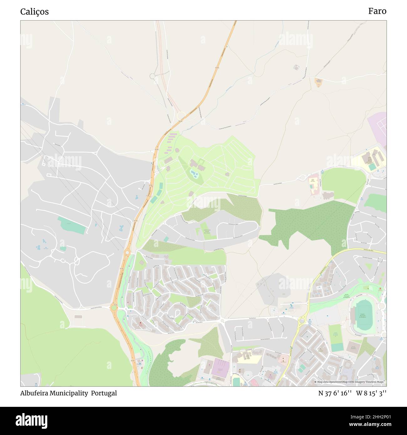 Map of albufeira hi-res stock photography and images - Alamy