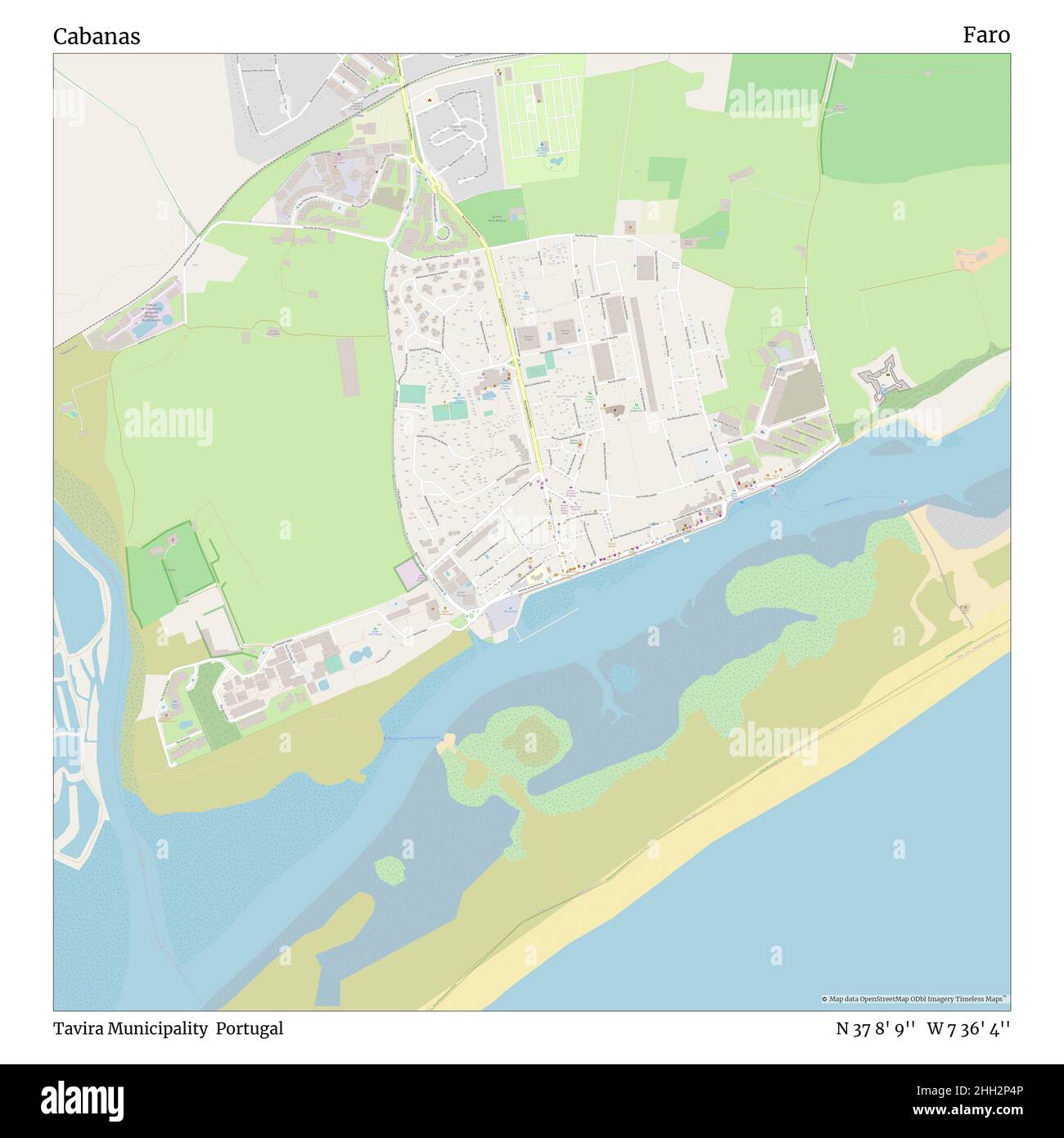 Map of tavira portugal hi-res stock photography and images - Alamy