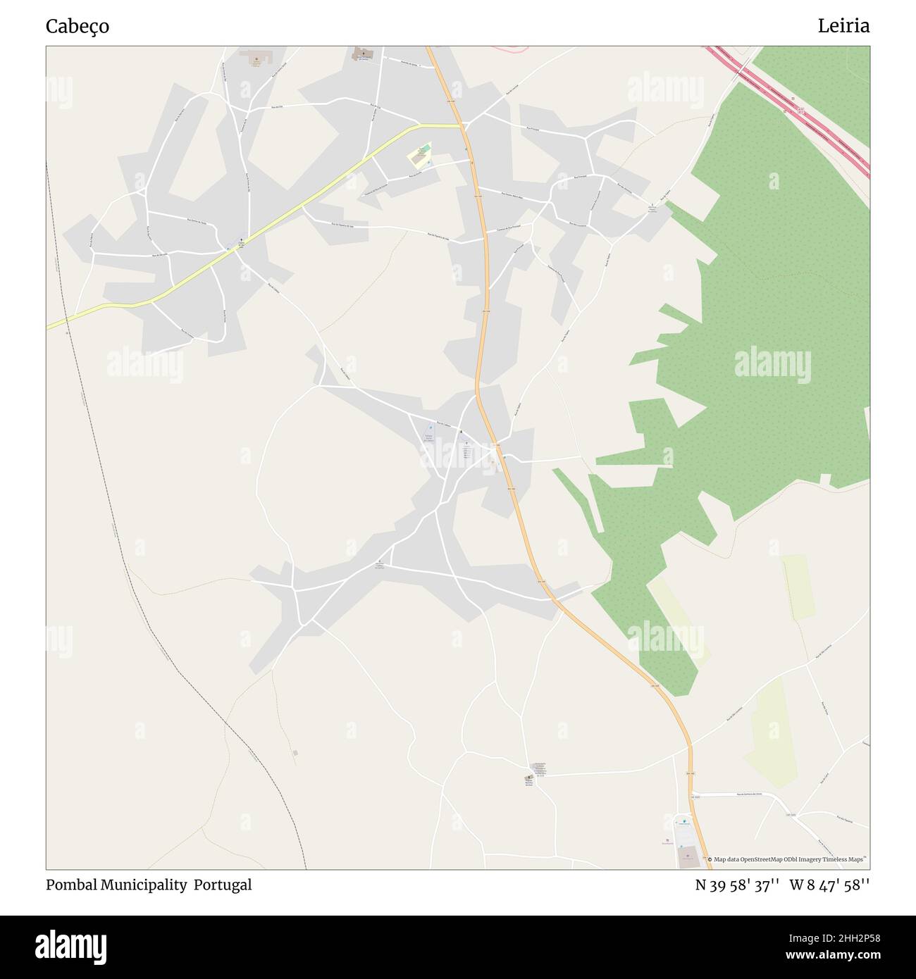 Leiria portugal map hi-res stock photography and images - Alamy