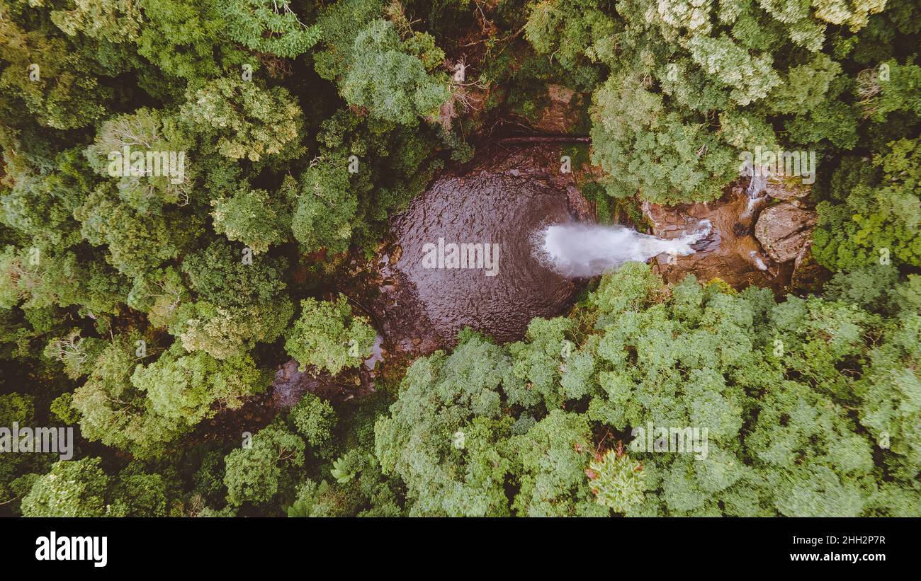 Clover Hill Trail waterfall in Macquarie Pass National Park Stock Photo ...
