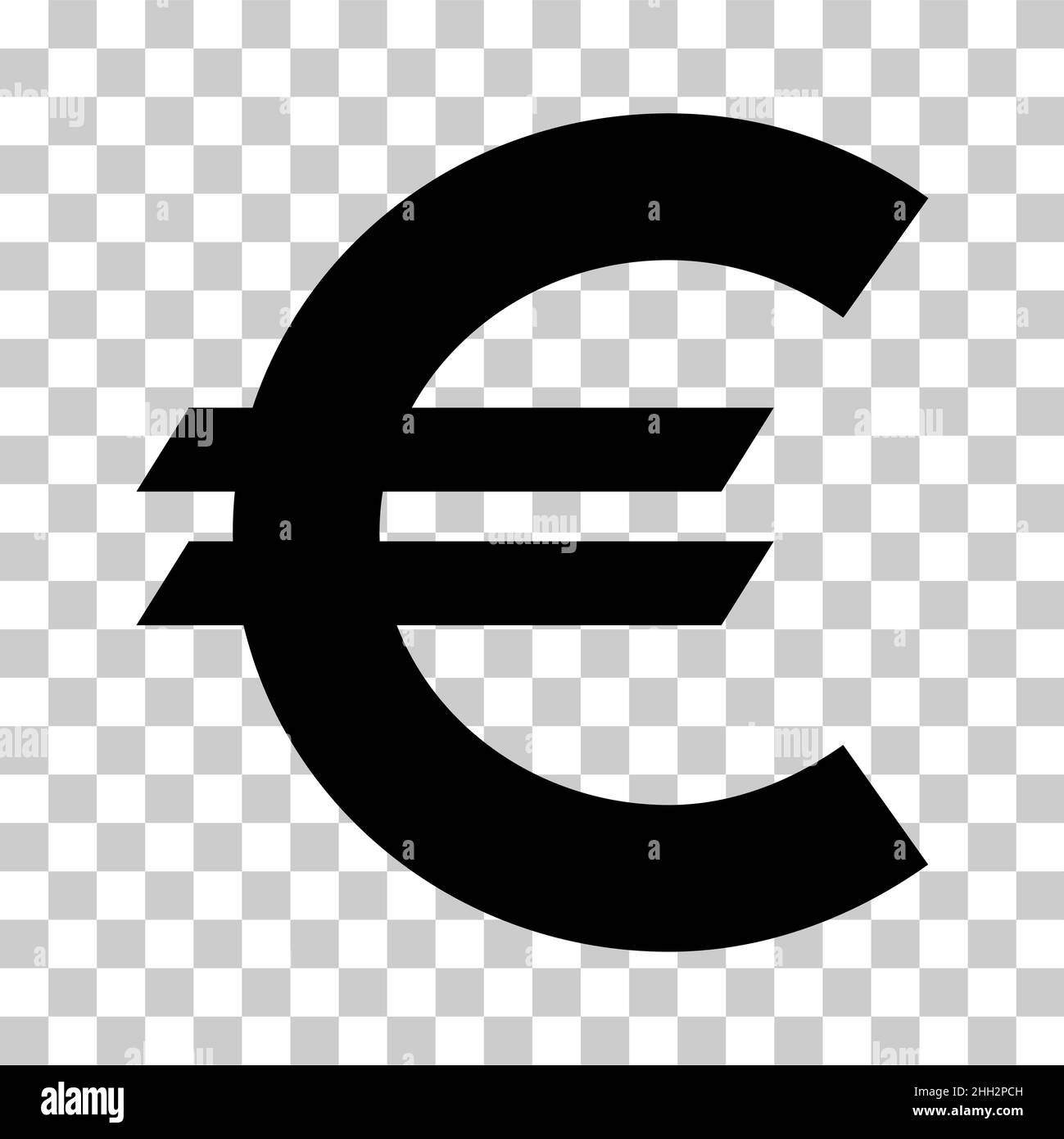 Euro money symbol, business cash icon, save currency bank sign, vector ...