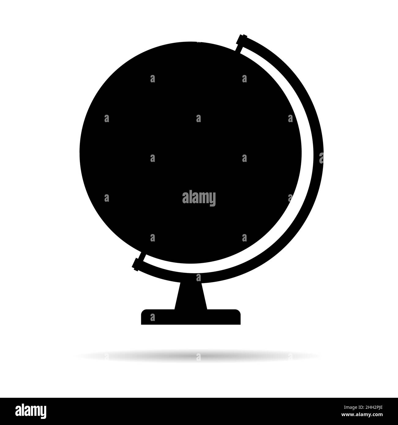Globus map icon, Earth globe symbol, travel to world, plated for web ...