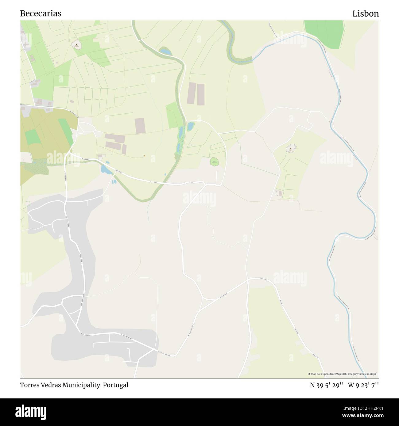 Map of torres vedras portugal hi-res stock photography and images - Alamy