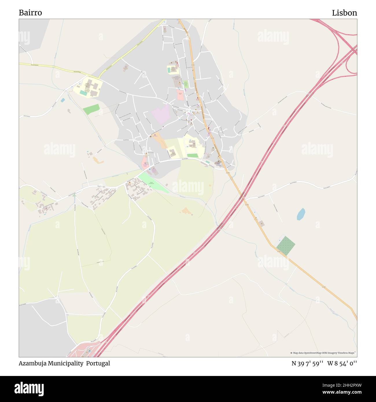 Azambuja map hi-res stock photography and images - Alamy