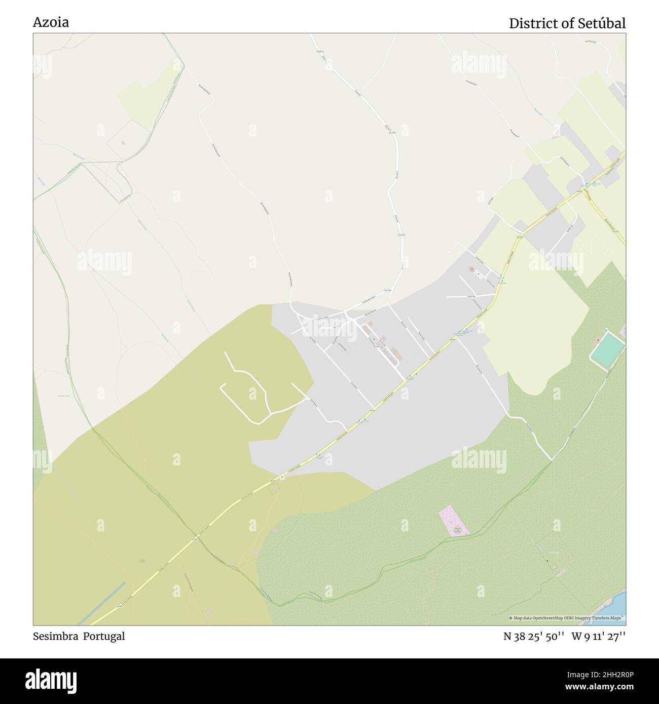 Map of setubal hi-res stock photography and images - Alamy