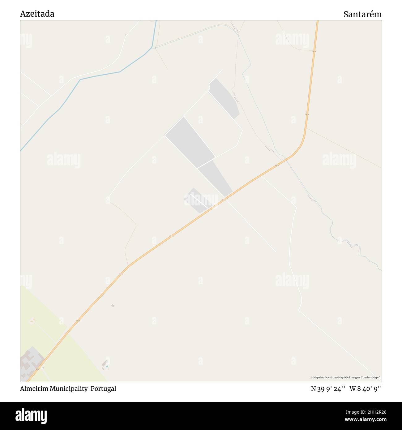 Map of almeirim hi-res stock photography and images - Alamy