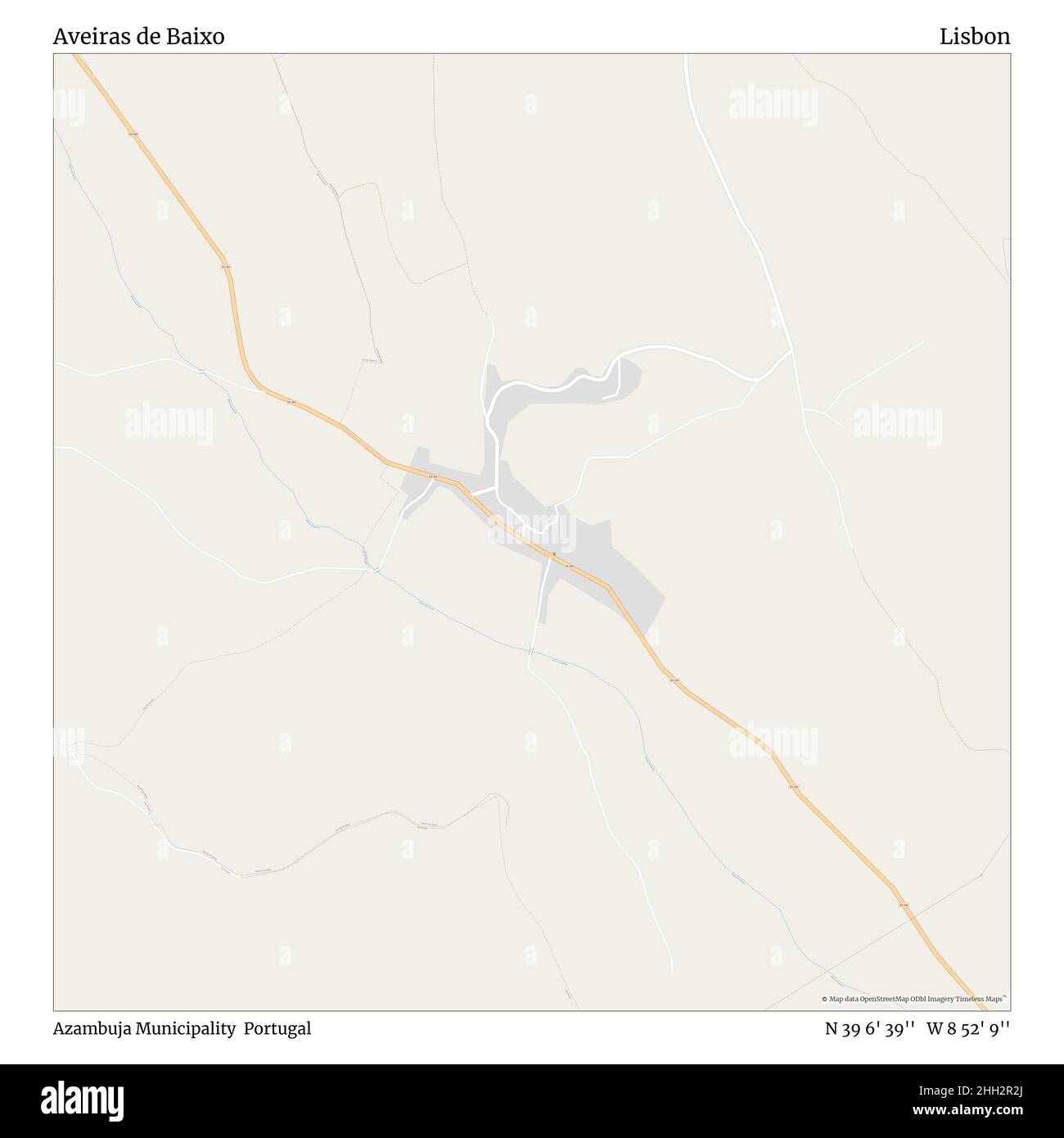 Map of azambuja portugal hi-res stock photography and images - Alamy